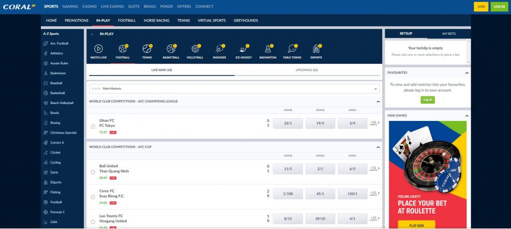 Coral Bookmakers Review - Reefing The Benefits